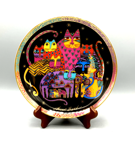 Susan Burch Fabulous Felines Fine Porcelain Plate Franklin Mint ...