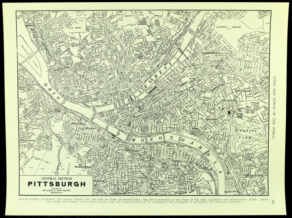 Vintage Street Map