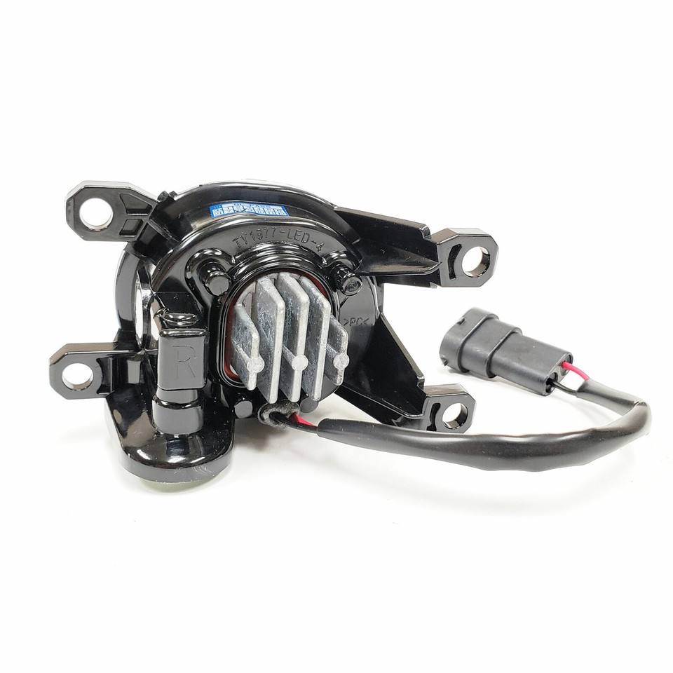 Front Built-in LED Fog Light Fit 2020 2021 Toyota C-HR CHR Wire Bezel ...