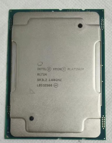 Intel Xeon Platinum 8171M LGA3647 SR3LZ 26Core 35.75MB 2.60GHz CPU ...