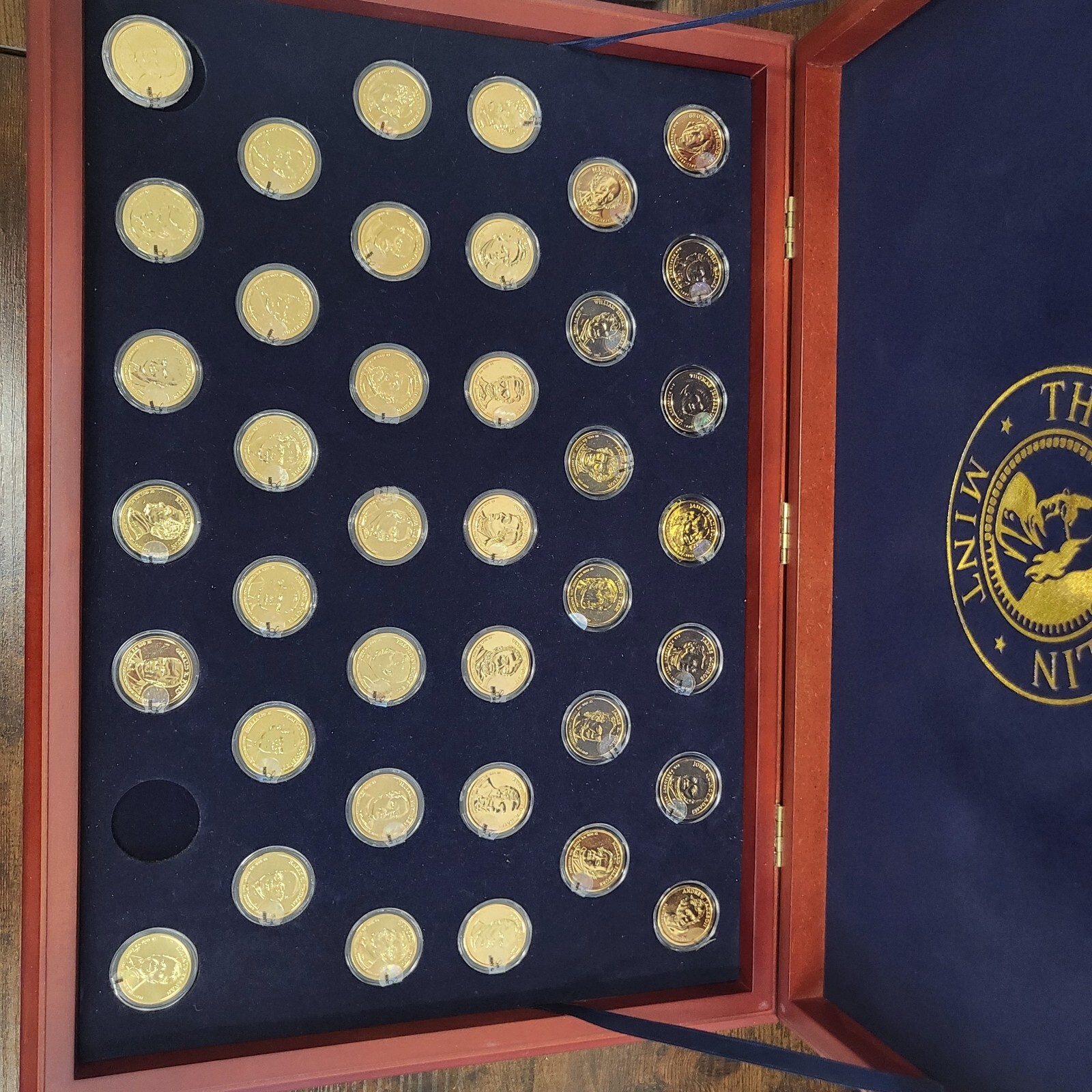Complete Franklin Mint Presidential gold coin set | eBay