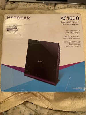 NETGEAR AC1600 Smart WiFi Router Dual Band Gigabit With Box R6250 ...