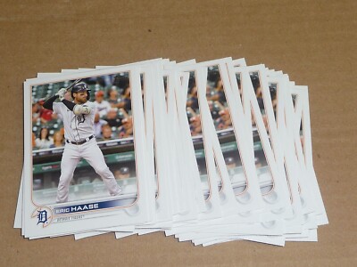 2022 Topps BASE LOT OF 60 CARDS ERIC HAASE TIGERS #488 | eBay