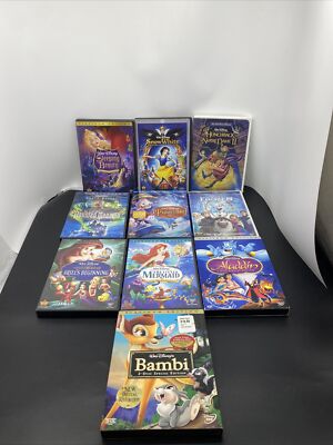 10 All Walt Disney Pixar DVD Movie Lot Animated Cartoon Family Children ...