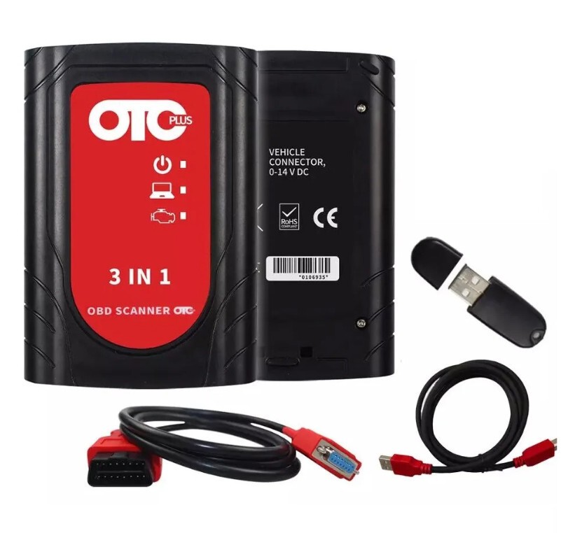 OTC Plus 3 in 1 Diagnostic Scanner OBD2 Diagnostic Tools Full Set With ...