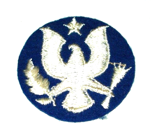 ORIGINAL EMBROIDERED WOOL WW2 HIGH SCHOOL VICTORY CORPS LAND 2-INCH ...