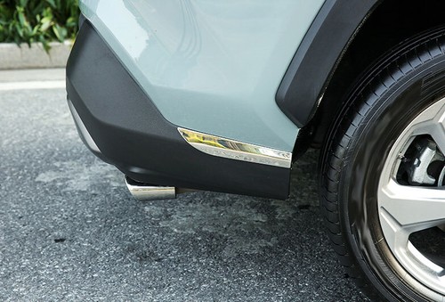 For Toyota RAV4 2019-2022 Silver Titanium Rear Bumper Lip Chin Spoiler ...