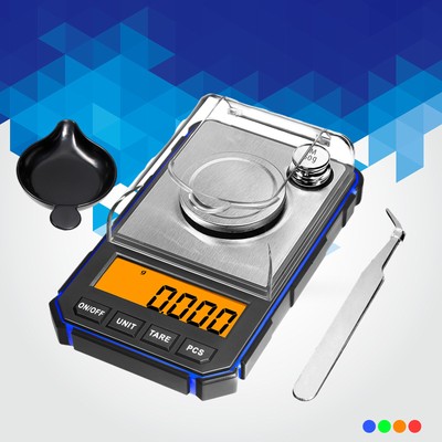 Electronic Scale 0.001g Mini Scale Precision Milligram 50g Calibration ...