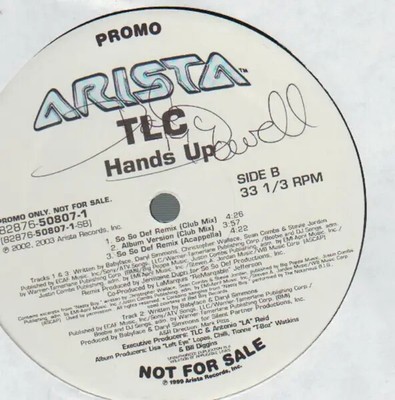 Tlc Hands Up Vinyl Single 12inch Arista | eBay