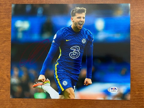 MASON MOUNT Signed Autograph ENGLAND NAT'L F.C. 8x10 Soccer Photo PSA # ...