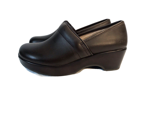 JBU by Jambu Designs Cordoba Clog Brown Leather Wms Size 8M Cushioned ...