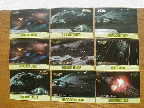 Star Trek Voyager Alien Technology 9 Gum Chase Cards | eBay