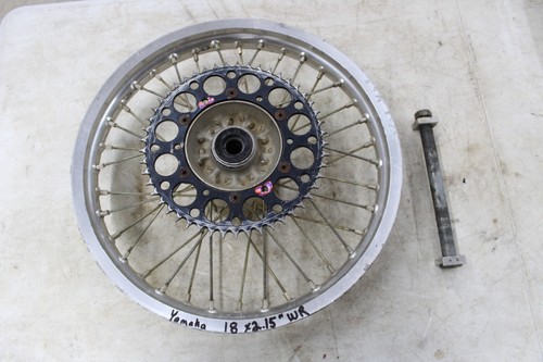 Yamaha 18" Rear Wheel WR 18x2.15 Excel Rim OEM Hub Spokes 450 250 426 ...