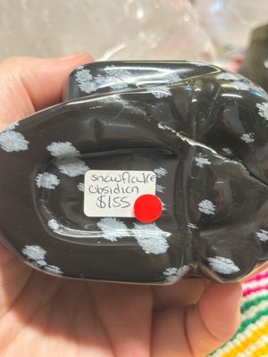 Snowflake Obsidian Carving – Protective & Grounding Crystal | eBay