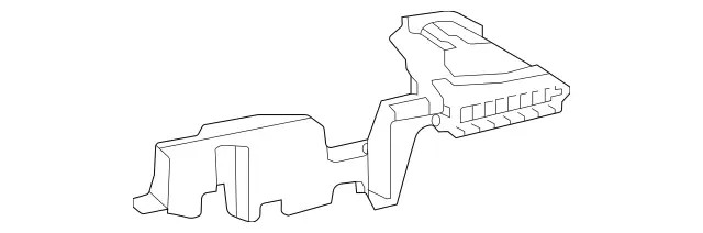 Genuine Mercedes-Benz Cover Substructure 253-684-20-00 | eBay
