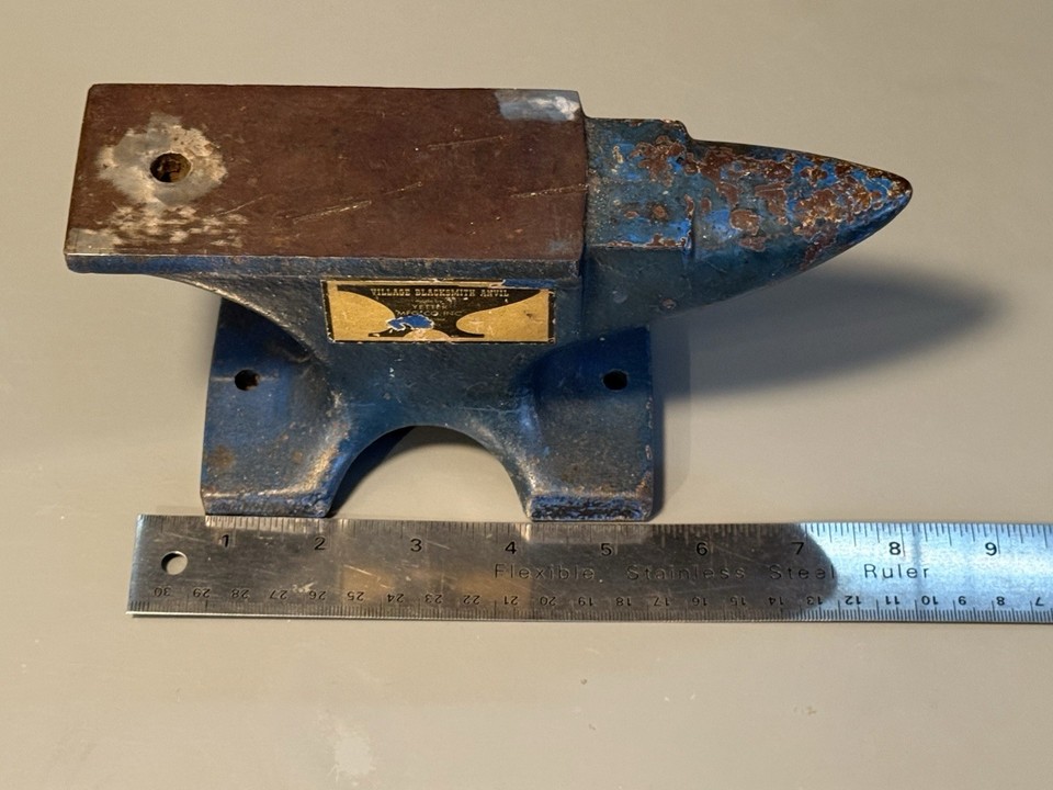Small 8 Pound Mini Blacksmith Anvil • Clean Antique • Made By YETTER ...