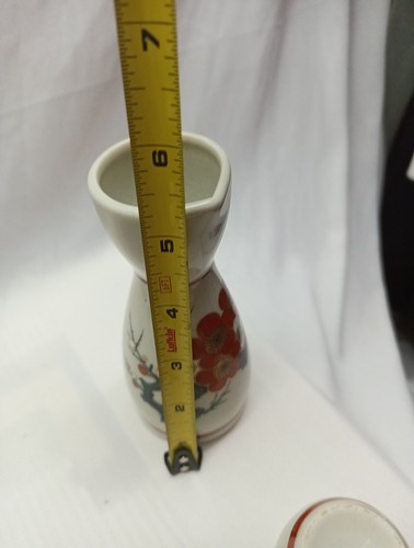 Japanese Cherry Blossom Sake Set With Two Sake Beakers And Five Sake ...