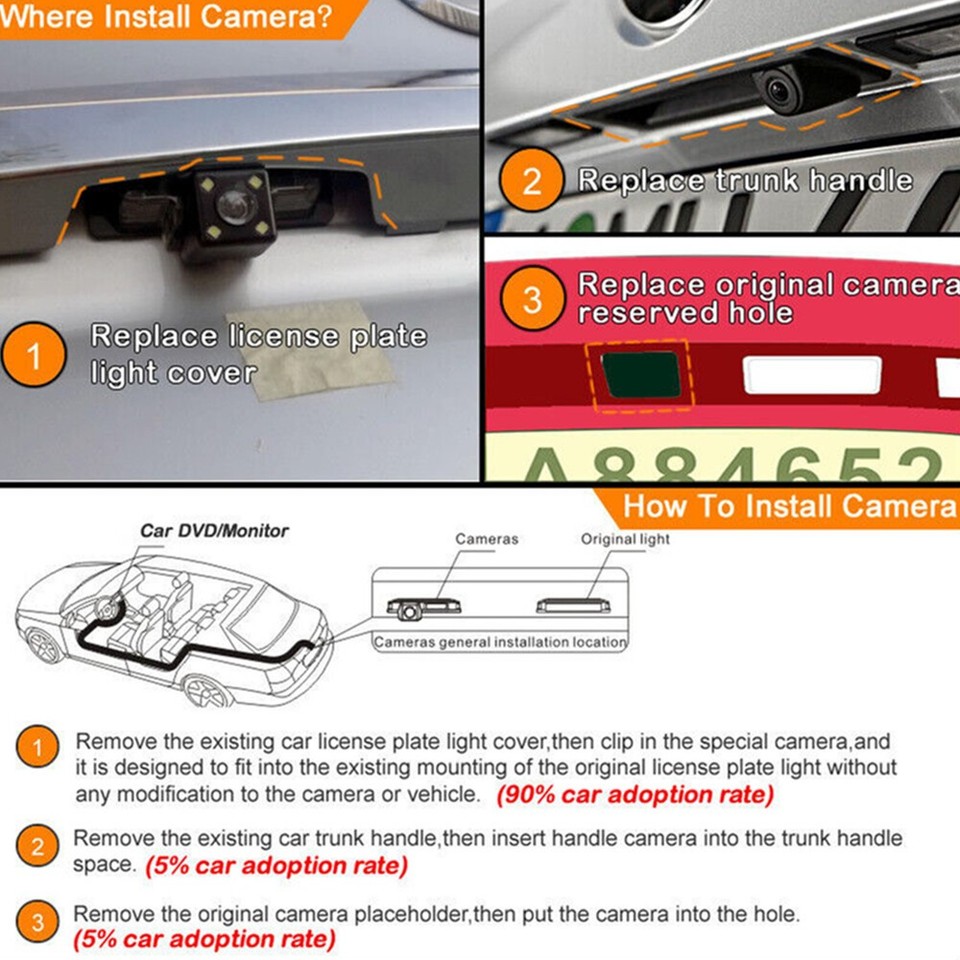 Rear View Backup Parking Assist Camera for Mazda 6 2011-2013 | eBay