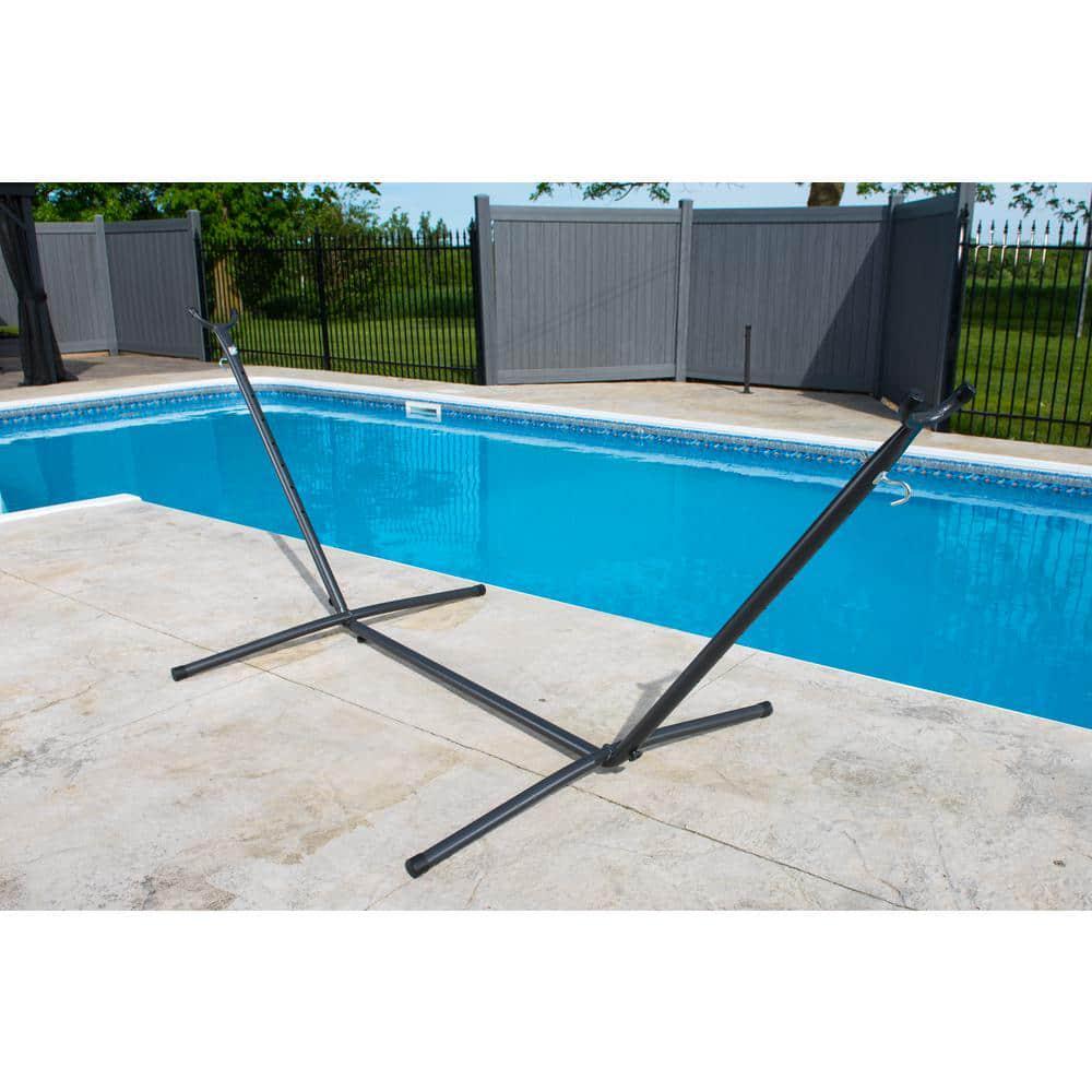 Vivere Hammock Stand 43 " H, Universal Tri-beam Type Metal Material In ...