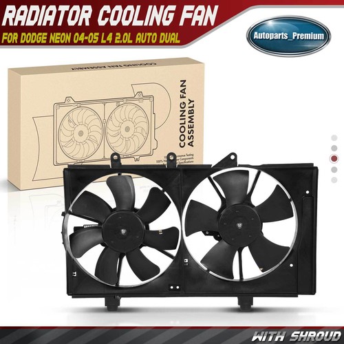 Radiator Cooling Fan Assembly for Dodge Neon 2004-2005 L4 2.0L ...