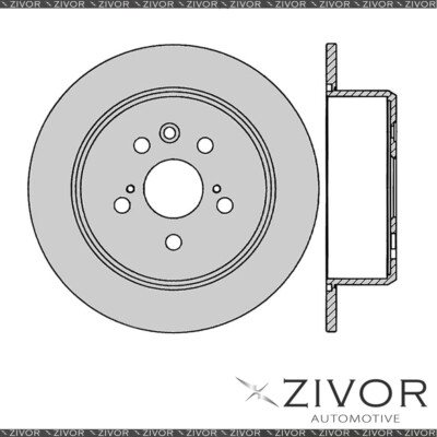 New PROTEX Rotor - Rear For TOYOTA CELICA ST204R 2D Cpe FWD 1994 - 1999 ...
