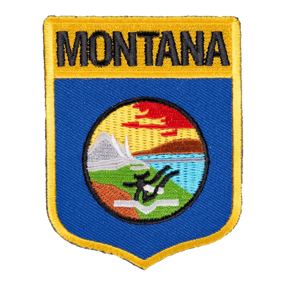 Montana State Flag Shield Patch, United States of America Patches | eBay