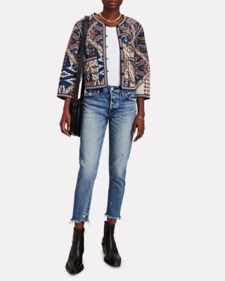 MOUSSY VINTAGE Women's Merry Tapered Mid-Rise Light Distressed Jeans ...