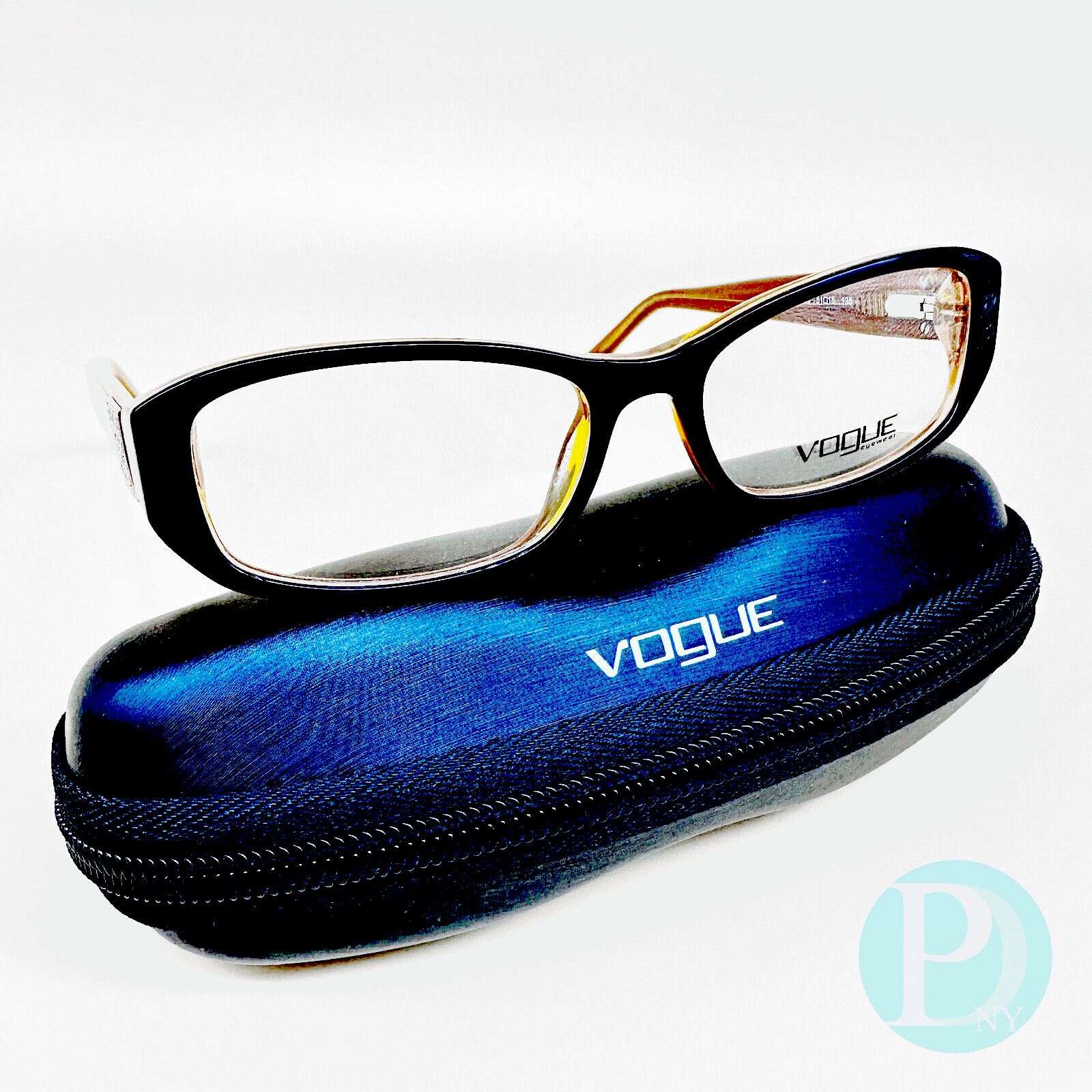 VOGUE VO5129 / 2495 - Woman's Eyeglasses - 51mm - BLACK / AMBER - 100% ...