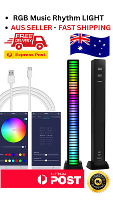 Voice Activated LED Light AURTEC RGB Sound Control for Party PC, TV ...