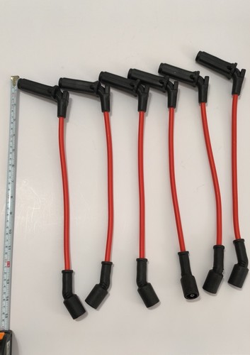 High-Performance Spark Plug Wires 6 PCs, 12 Inch Long, Color Red. | eBay