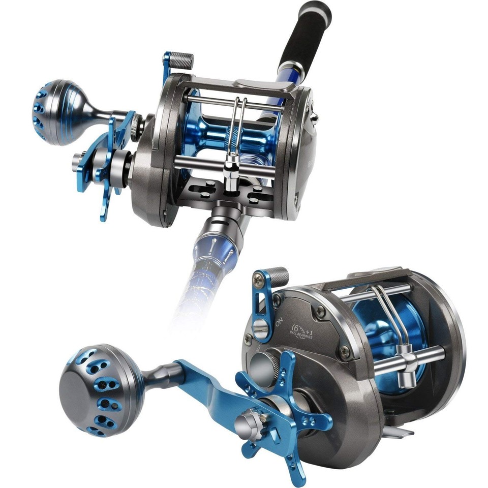 Trolling Reel Saltwater Level Wind Reels, Drag Reels Boat Fishing Ocean ...