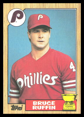 1987 Topps Bruce Ruffin #499 RC Philadelphia Phillies 5J | eBay