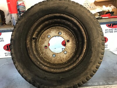 6 stud 12" front wheel / tyre X Ransomes 213 triple mower / Kubota ...
