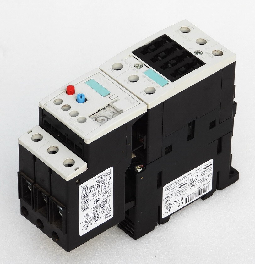 SIEMENS SIRIUS IEC/EN 60947-4-1 ELECTRIC MOTOR STARTER AND CONTRACTOR ...