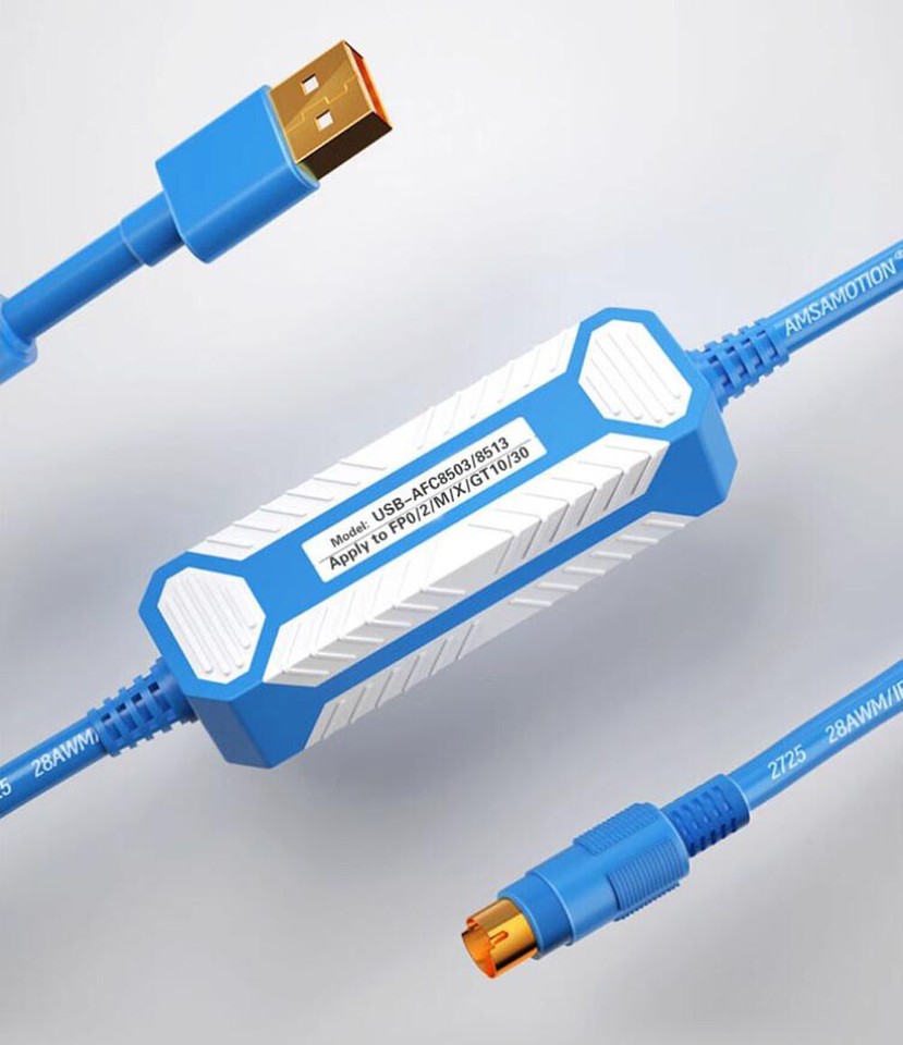 USB-AFC8513 PLC Programming Cable Data Line For Panasonic FP0 FP2 FP-X ...