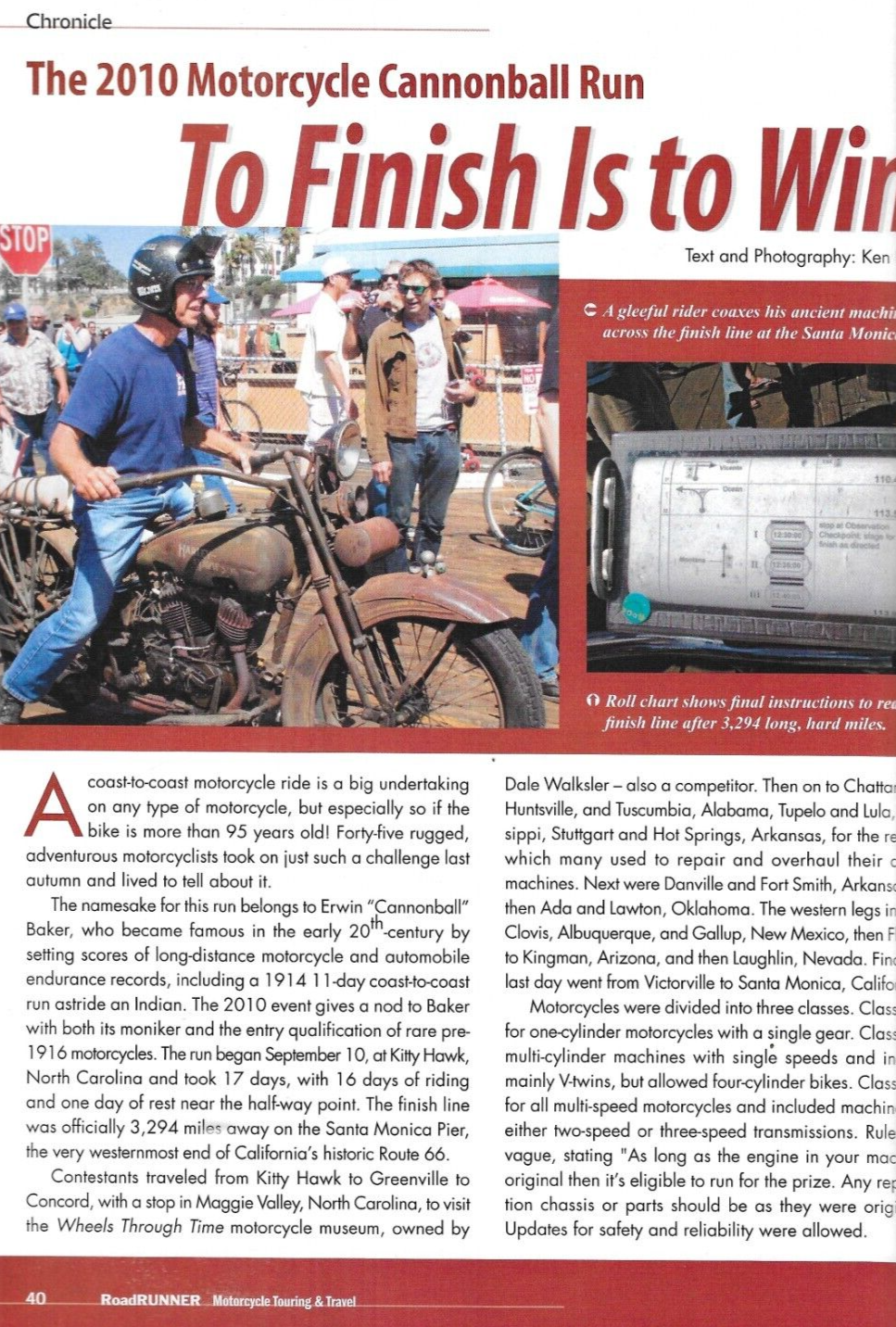 Road Runner Motorcycle Magazine Touring Travel Shamrock Tour Las Vegas ...