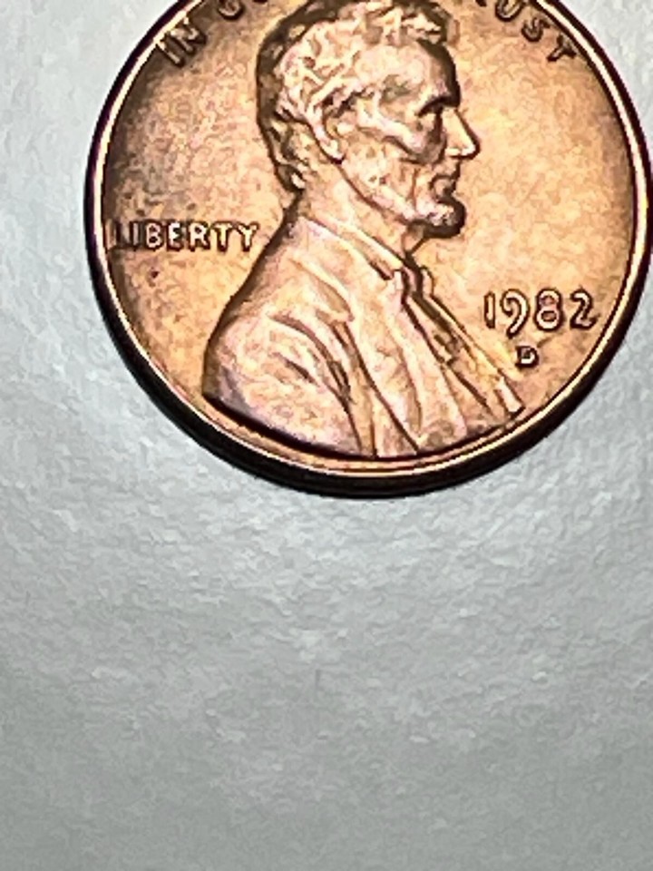 Rare 1982 D Lincoln Penny - DDO Liberty, Motto, Date - Broad Struck ...