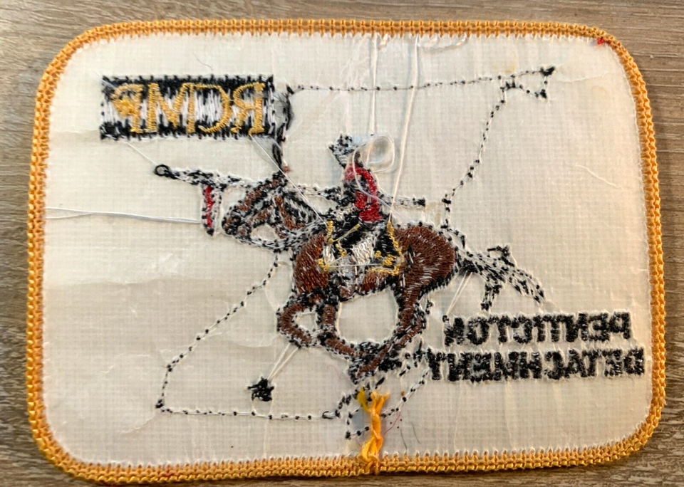 RCMP Penticton Detachment (British Colombia) Shoulder Arm Patch, Canada ...