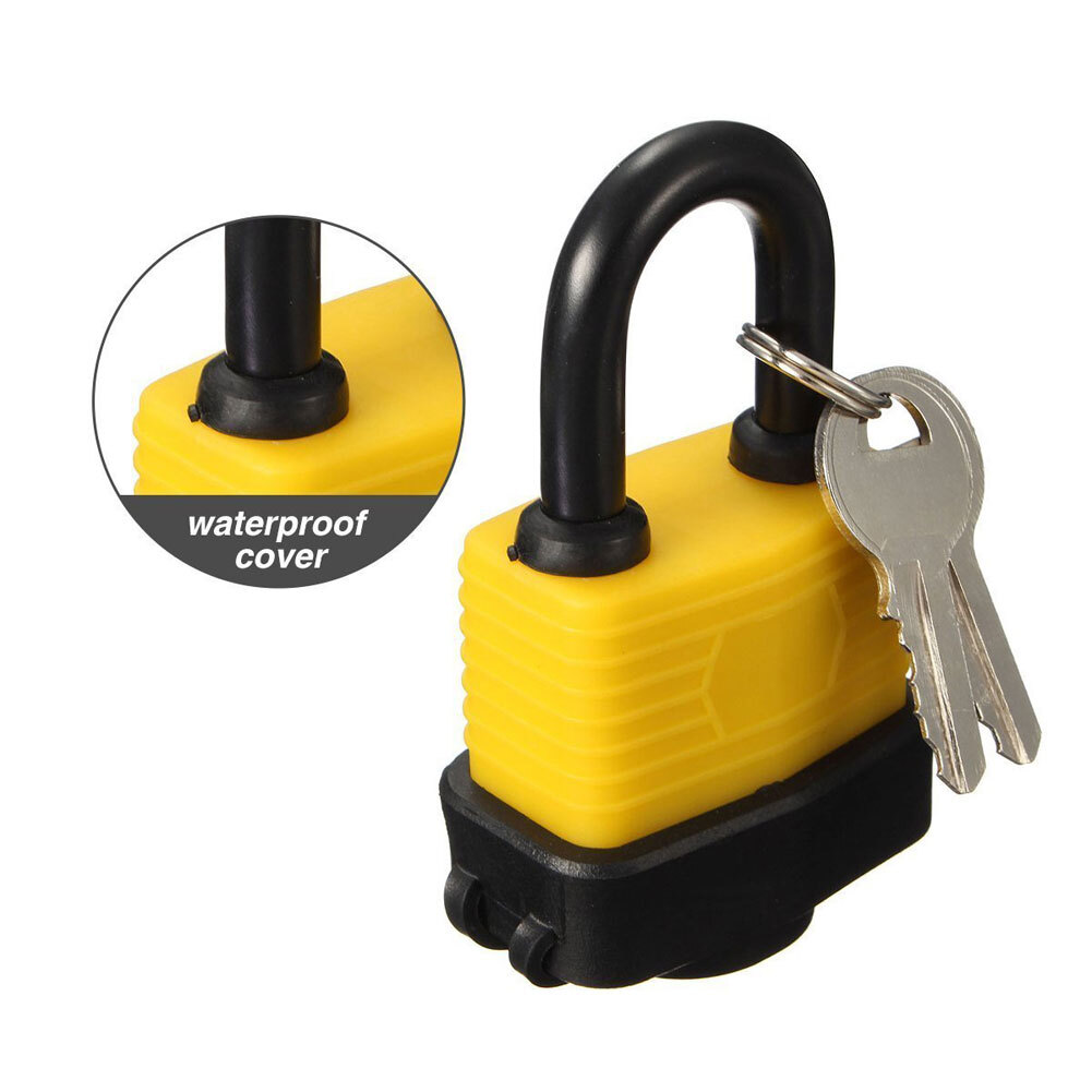 4Pcs 40mm Waterproof Padlocks Heavy Duty Outdoor Padlock Pad Lock With ...