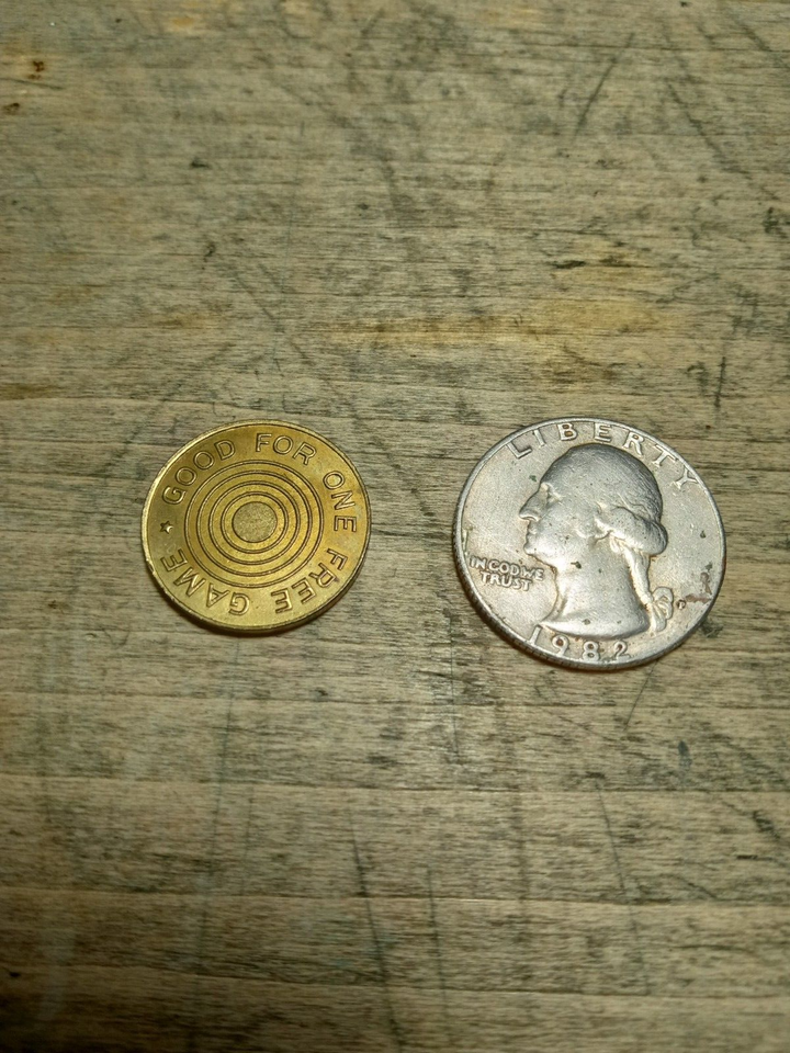 Vintage Pinball Arcade Token "A.B.T. Coin Mechanisms Token" In Good ...