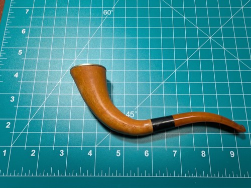 New Old Calabash & Meerschaum Pipe/Cheroot Holder, Horn Shape, Vauen ...
