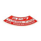 1967 1968 1969 Camaro 327-275 HP Turbo Fire Air Cleaner Decal GM ...