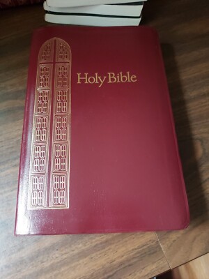 Holy Bible King James Version Giant Print Red Letter Concordance ...