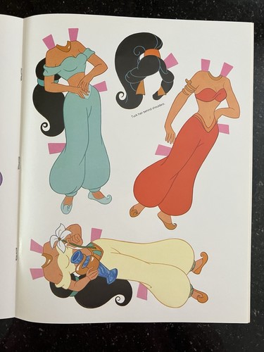 Aladdin Paper Doll 1992 Uncut Disney’s | eBay