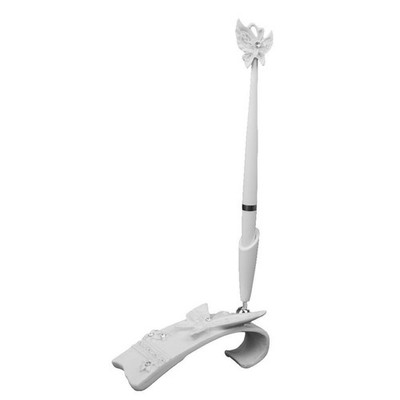 Signature Pen Bride Wedding Signing Quill Guest Book with Holder | eBay