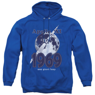 NASA Apollo 11 Hoodie 1969 One Giant Leap Royal Hoody | eBay