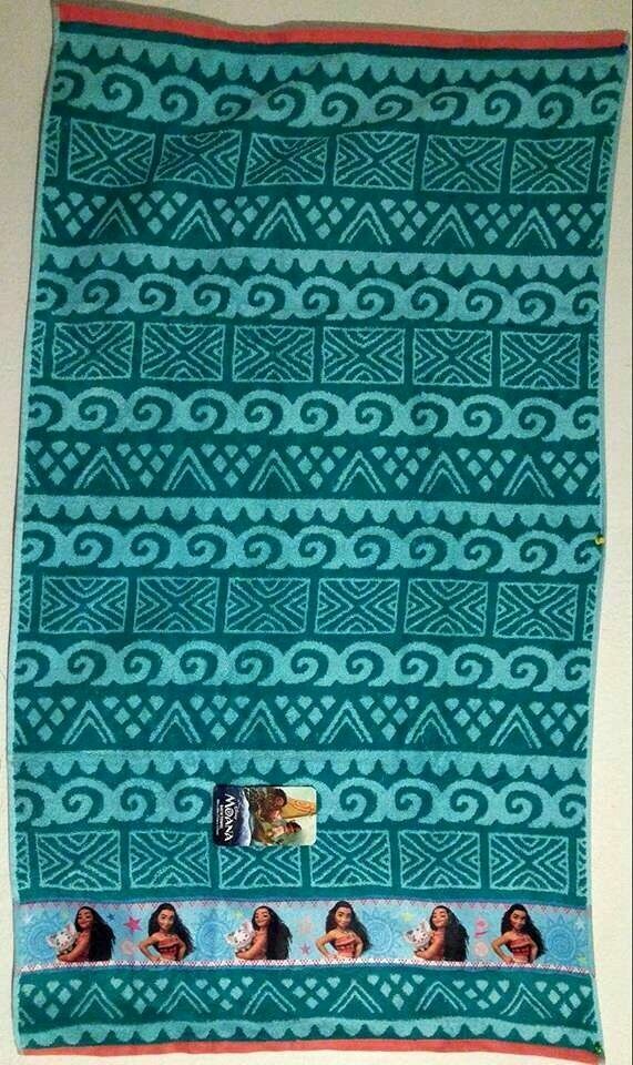 CLASSIC DISNEY MOANA BATHROOM BATH BEACH TOWEL - BRAND NEW 28'' x 50 ...