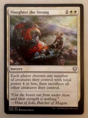 1x Slaughter the Strong Commander Legends Magic the Gathering MTG NM | eBay