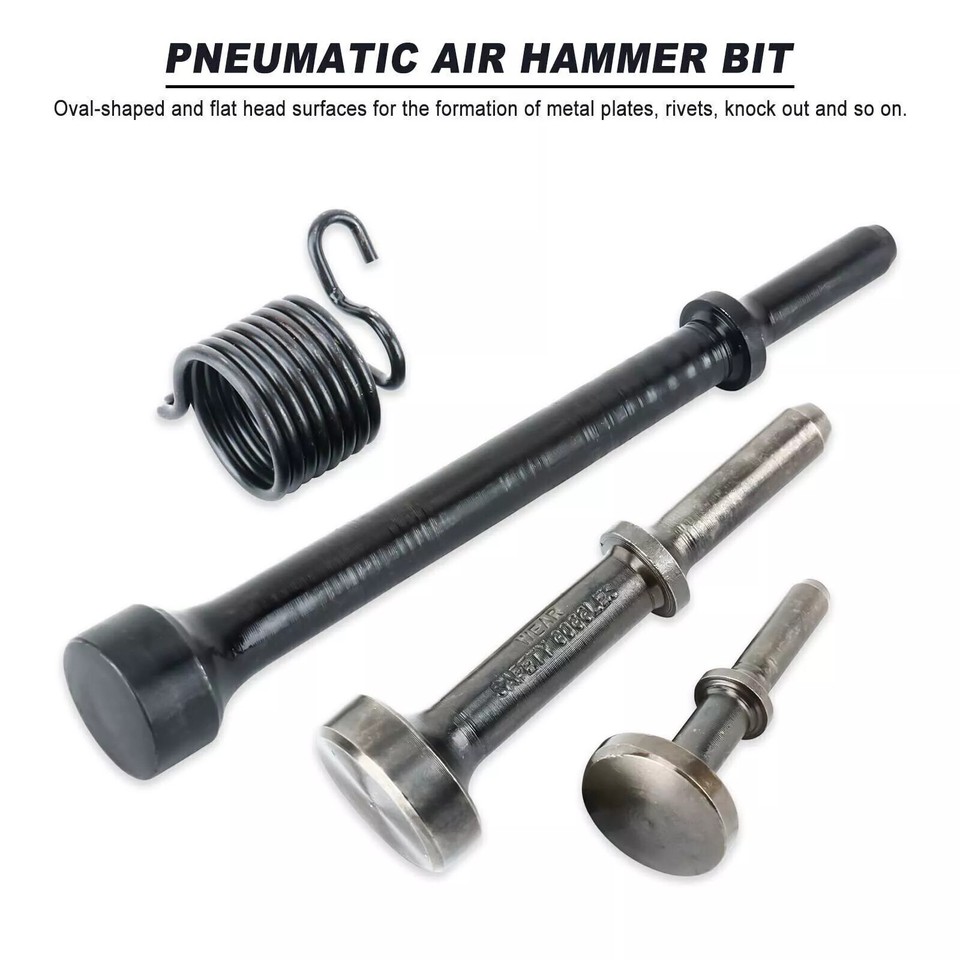 4Pack Smoothing Pneumatic Air Hammer Bits Air Chisel Bits Tool Set with ...