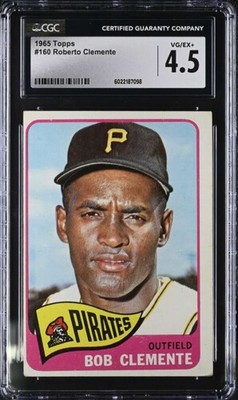 1965 TOPPS #160 ROBERTO CLEMENTE CGC 4.5 VG/EX+ PIRATES UER 3012 | eBay